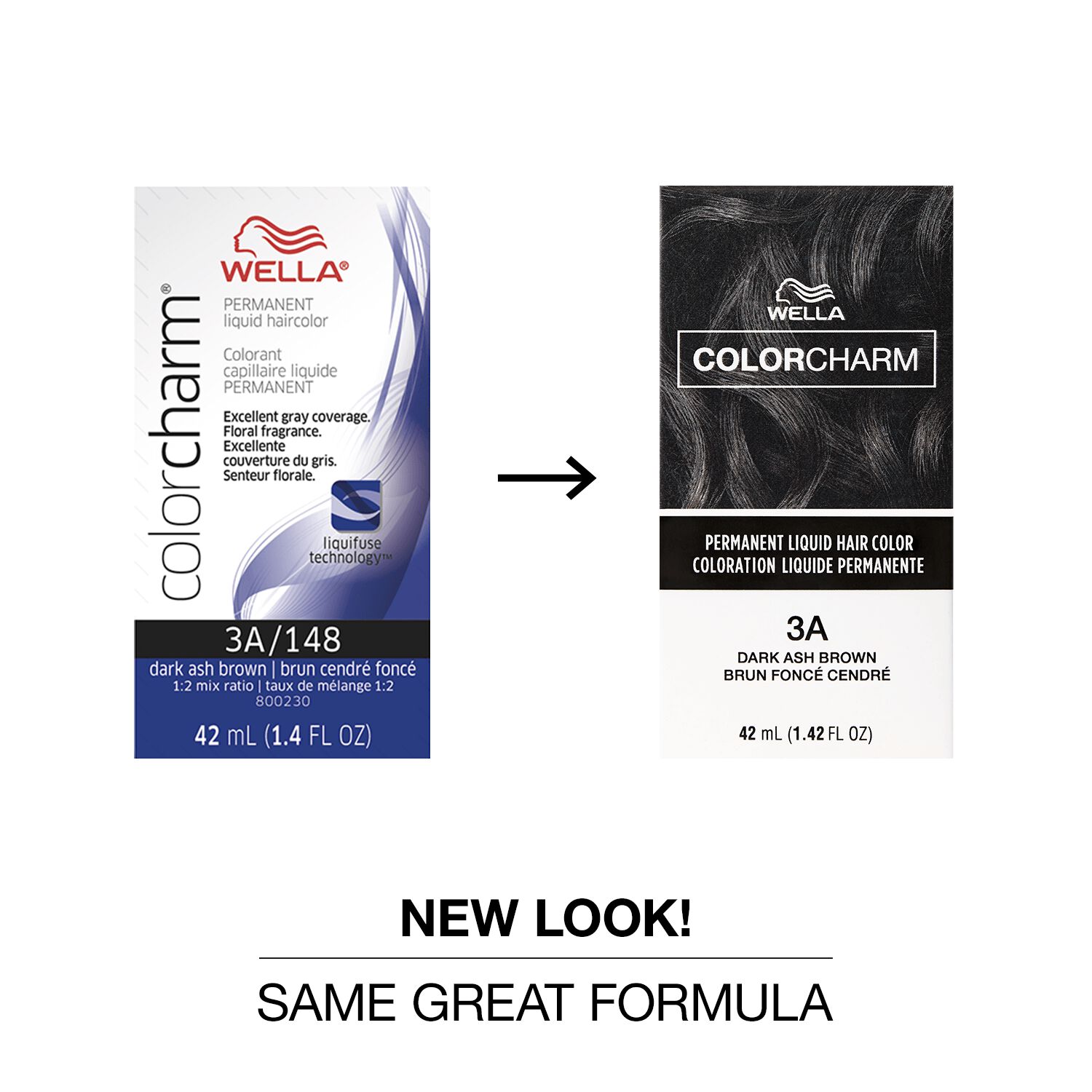 3A Dark Ash Brown colorcharm Permanent Liquid Hair Color by Wella ...