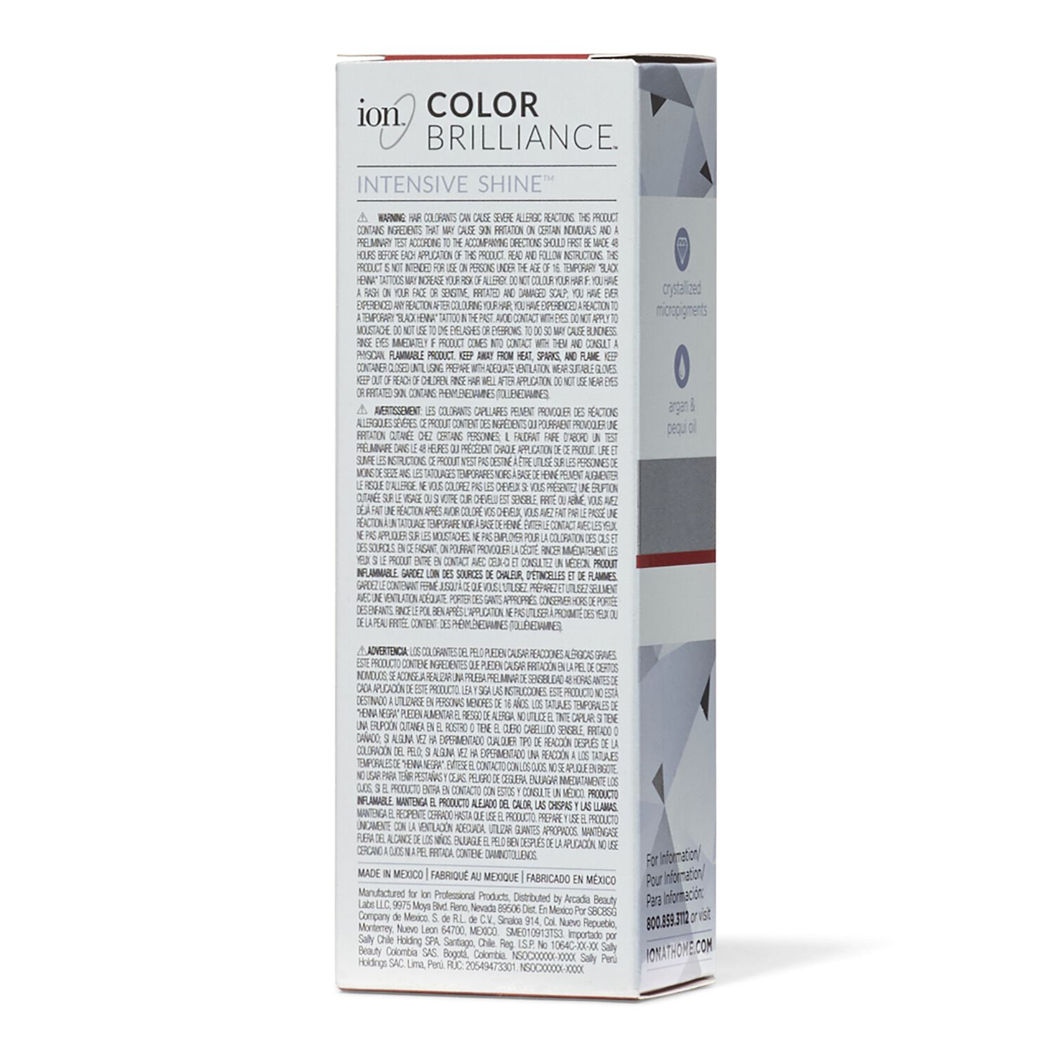 Ion 3R Dark Red Brown Permanent Liquid Hair Color by Color Brilliance ...