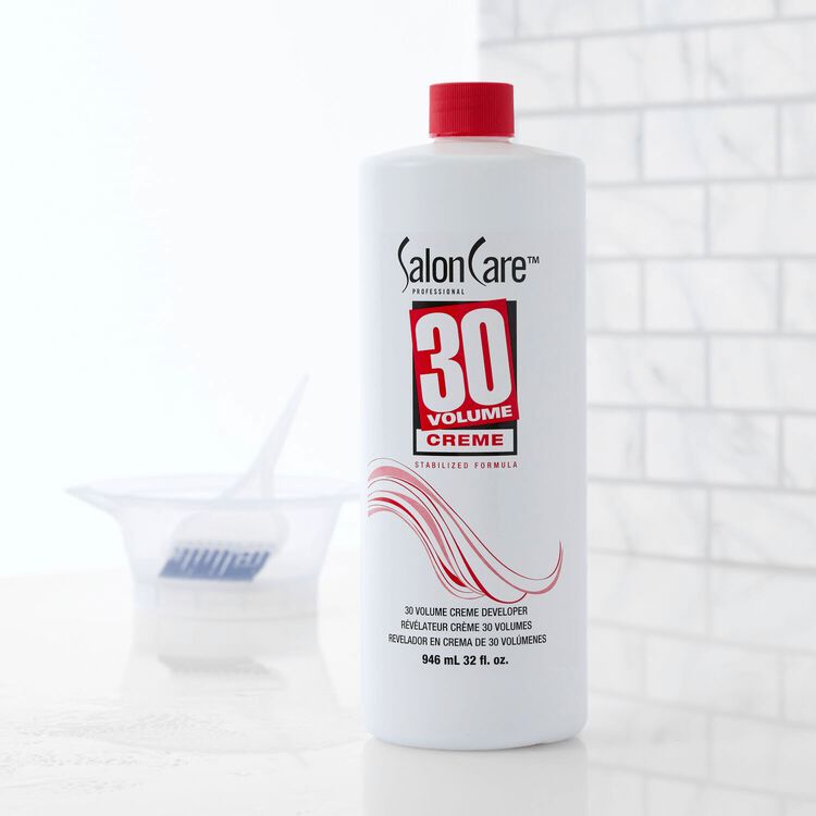 Salon Care 30 Volume Creme Developer 32.0 oz | Color Developers