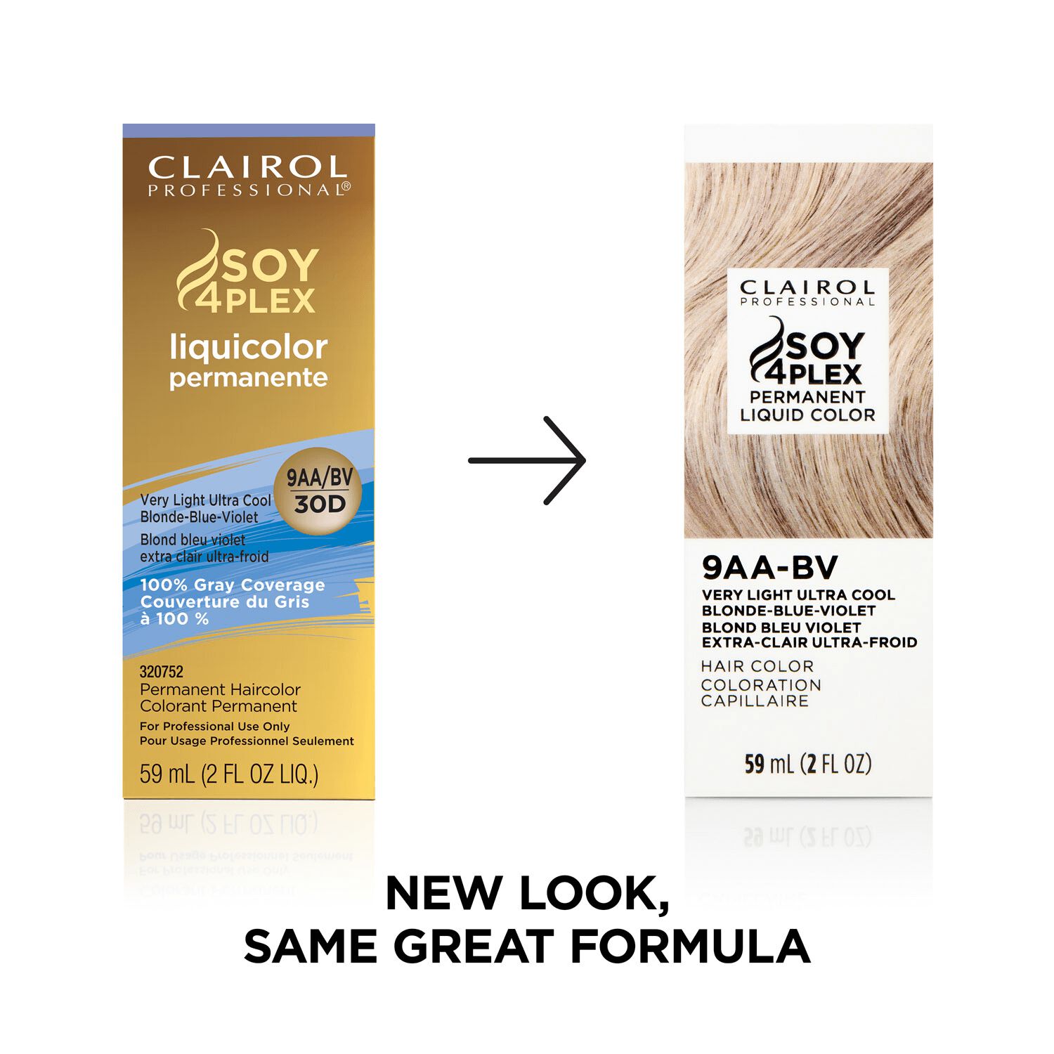 Clairol Professional 9AA-BV Very Light Ultra Blonde Blue Violet ...