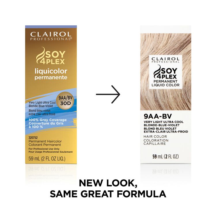 Clairol Professional 9AA-BV Very Light Ultra Blonde Blue Violet ...