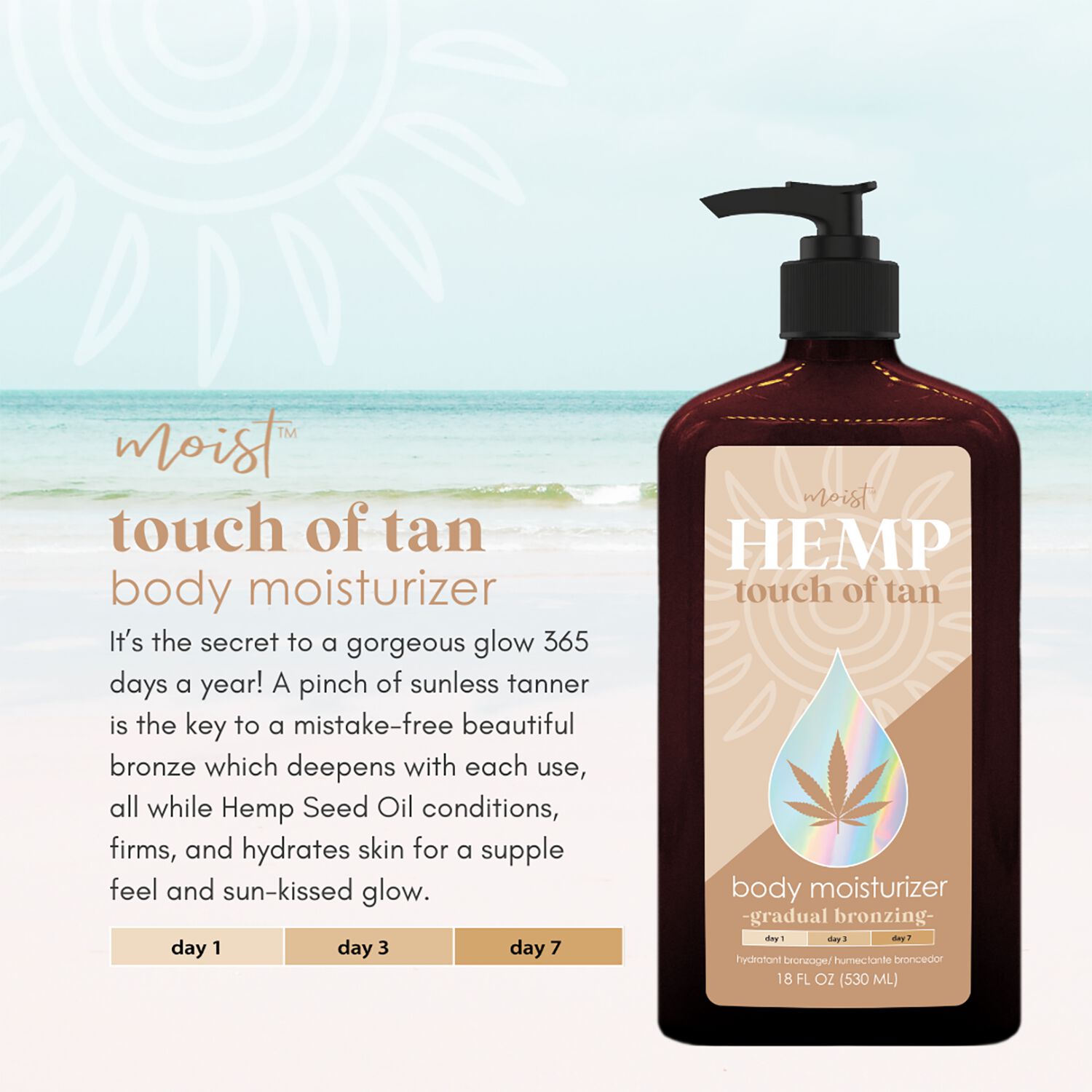 Creative Lab Hemp Bronzing Moisturizer