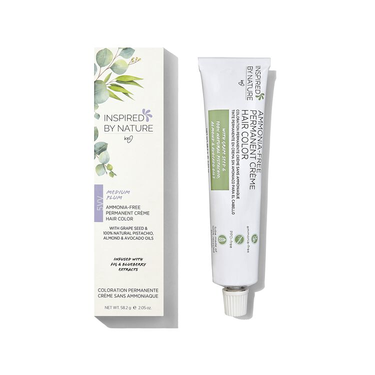 Inspired By Nature Ammonia-Free Permanent Hair Color Medium Plum 5VV ...