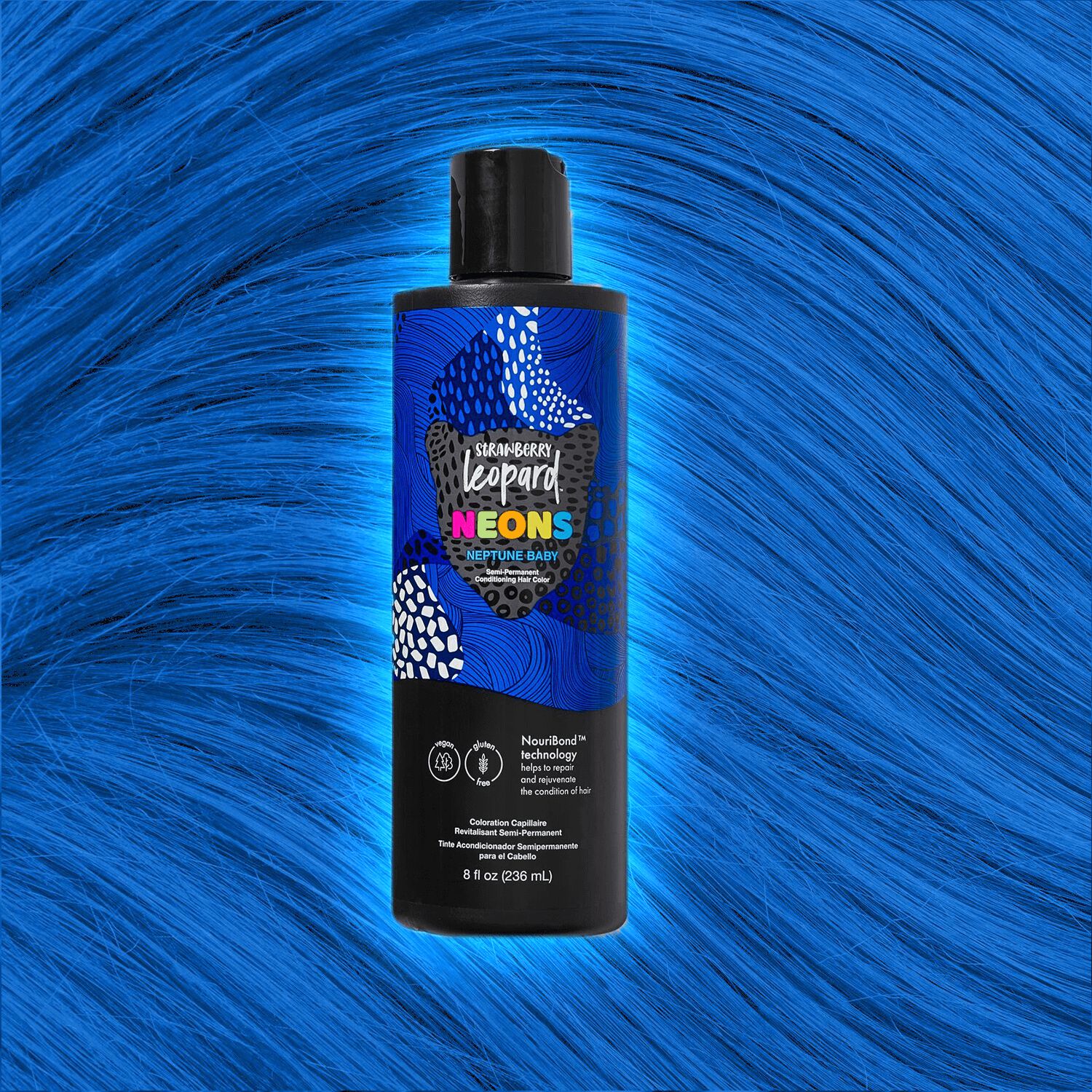 Strawberry Leopard Neptune Baby Neon Semi Permanent Conditioning Hair ...