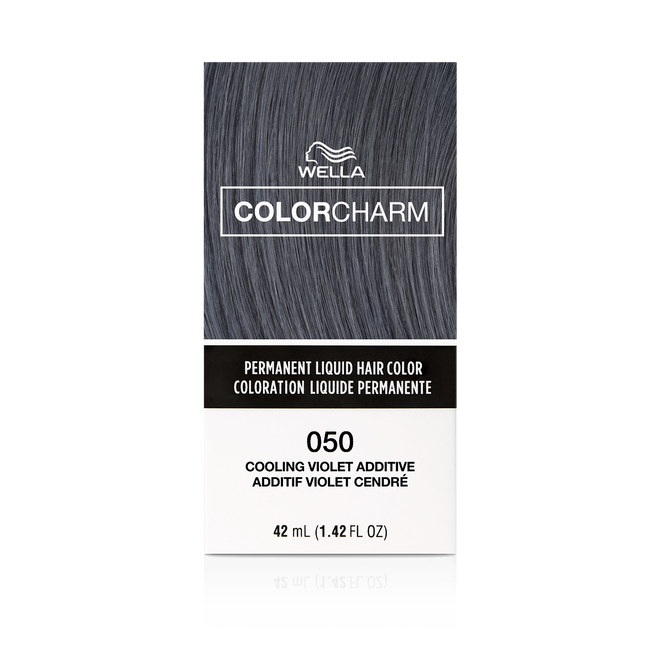 Wella colorcharm Cooling Violet colorcharm Liquid Permanent Hair Color ...
