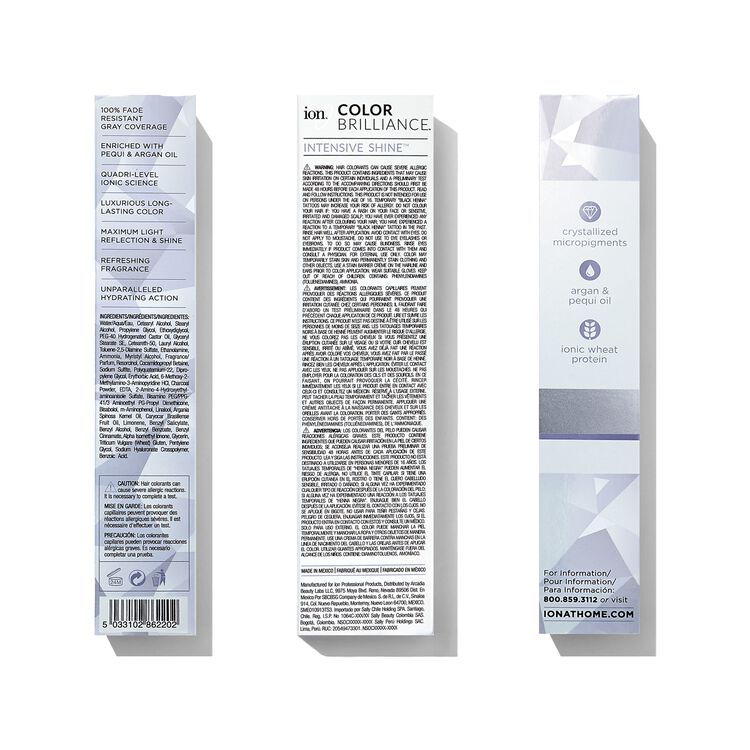 Ion 1C-HM Darkest Charcoal Permanent Creme Hair Color by Color ...