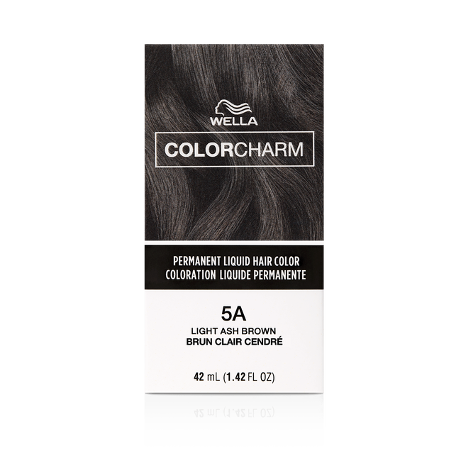 5A Light Ash Brown colorcharm Permanent Liquid Hair Color by Wella ...