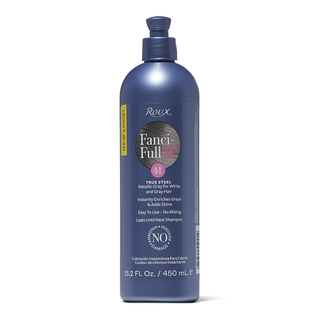 Roux True Steel Temporary Color Rinse | Color Depositing Shampoo