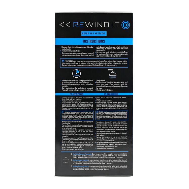 Rewind It 10 Medium Blonde Men's Beard and Mustache Color | Hair Color ...