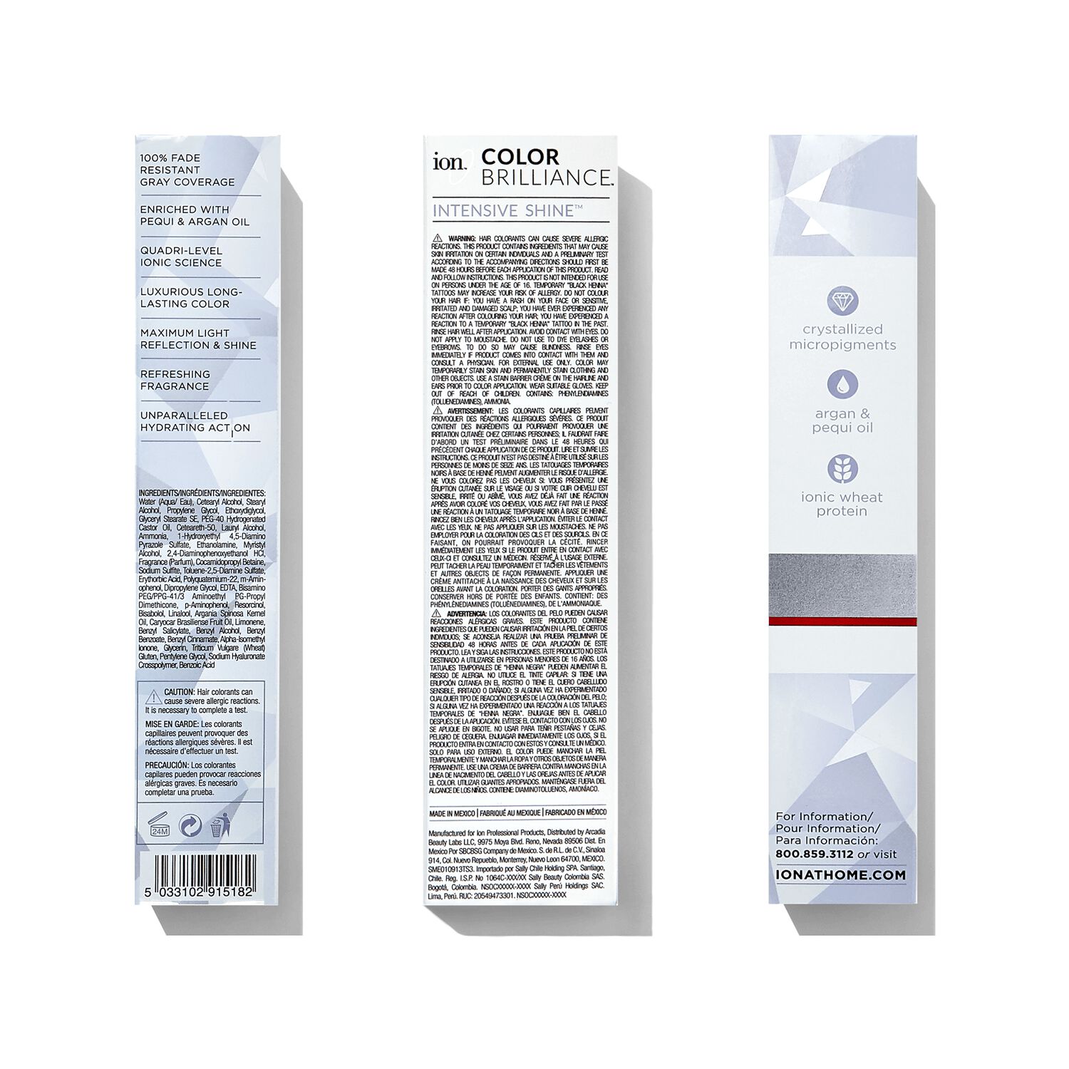 Ion 3RV Dark Burgundy Brown Permanent Creme Hair Color by Color ...