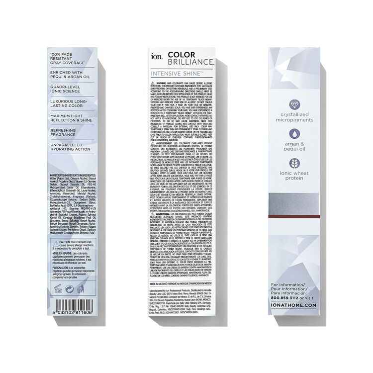 Ion 3NN Dark Intense Brown Permanent Creme Hair Color by Color ...