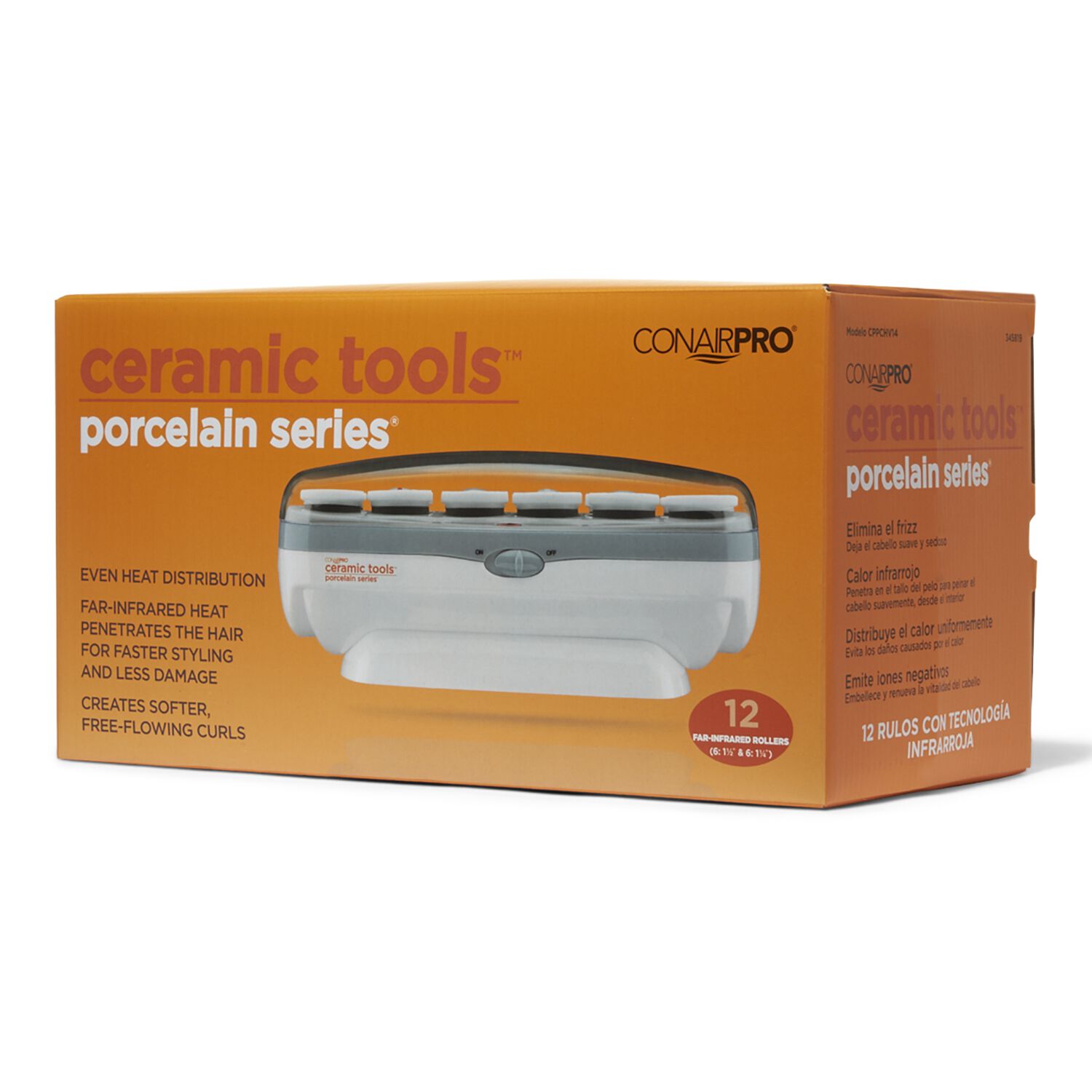 Conair Professional Instant Heat Ceramic 12 Roller Hair Setter by ...