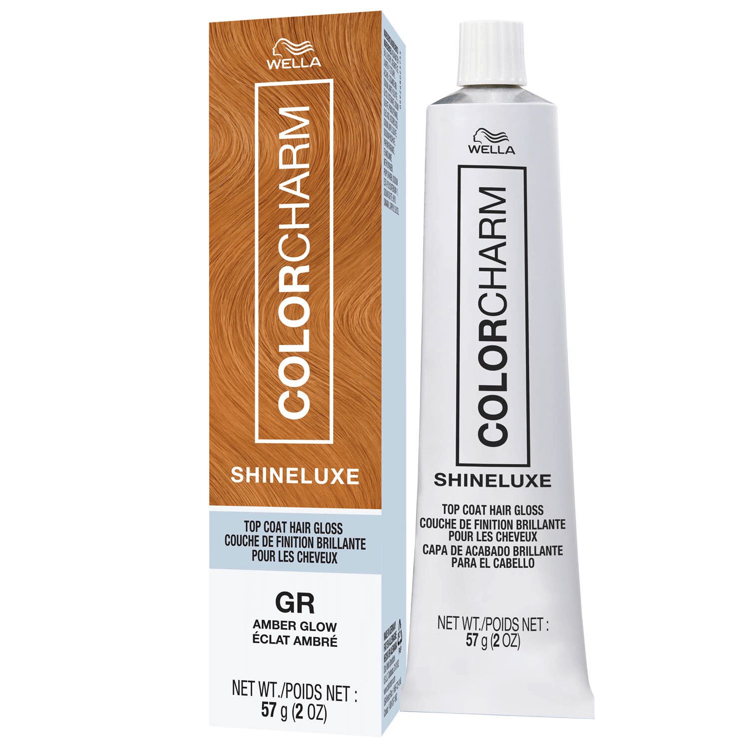 Wella colorcharm ShineLuxe Top Coat Hair Gloss GR Amber Glow | Hair ...