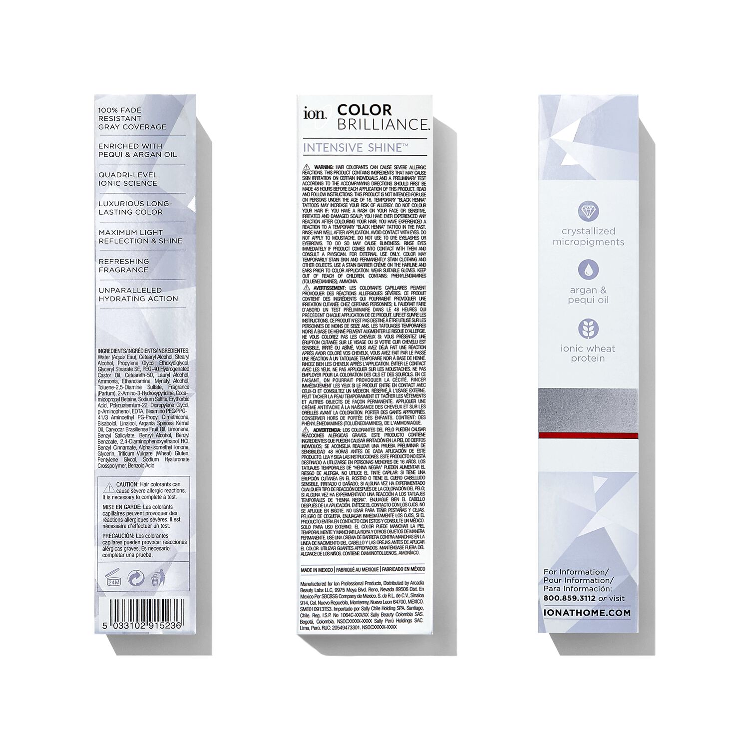 Ion 4R Medium Red Brown Permanent Creme Hair Color by Color Brilliance ...