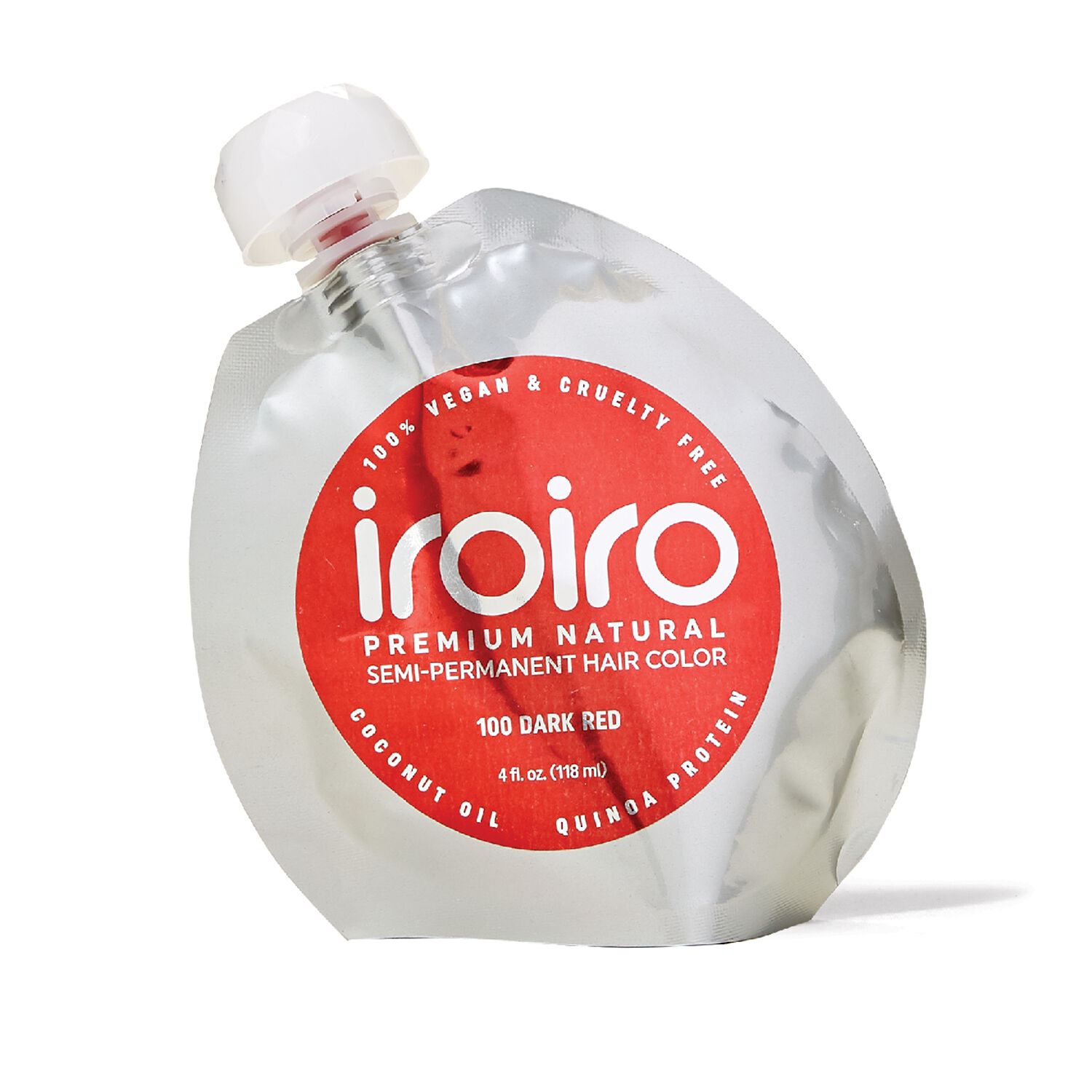 iroiro 100 Dark Red Premium Natural Semi Permanent Hair Color | Semi ...
