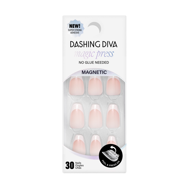 Dashing Diva Magic Press Premium Nails French Dipped | Sally Beauty
