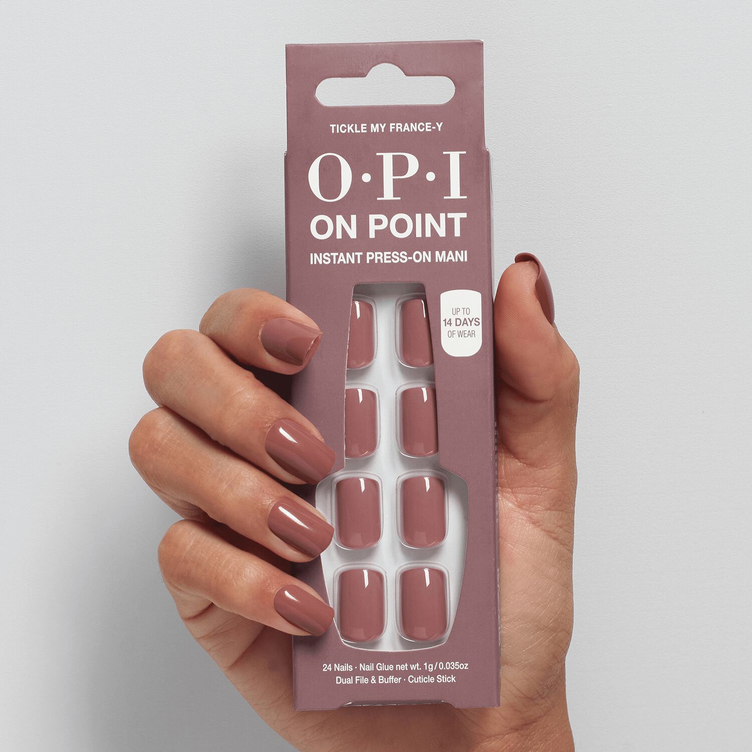 OPI On Point Tickle My France-y Press-On Nails | Sally Beauty