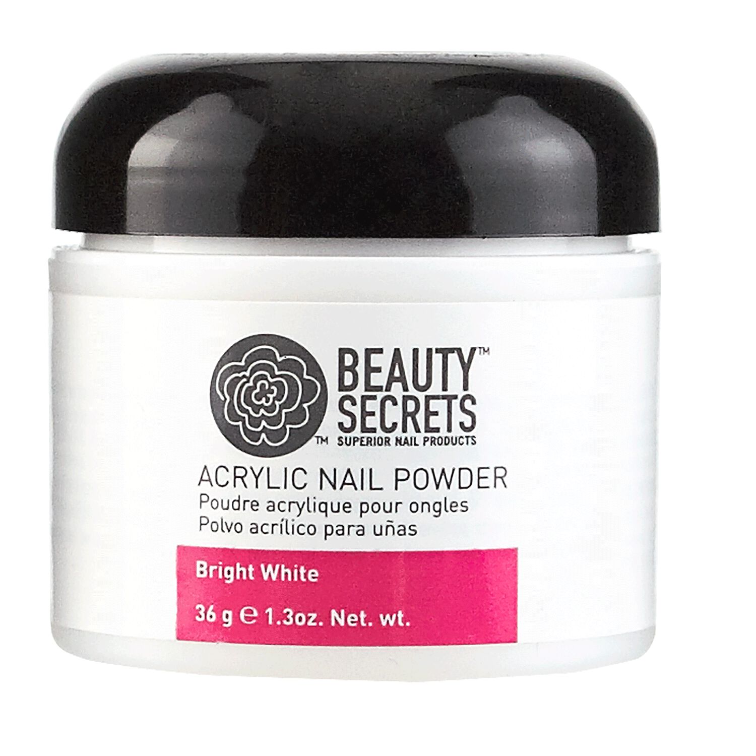 Beauty Secrets Acrylic Powder Bright White | Acrylic Powders