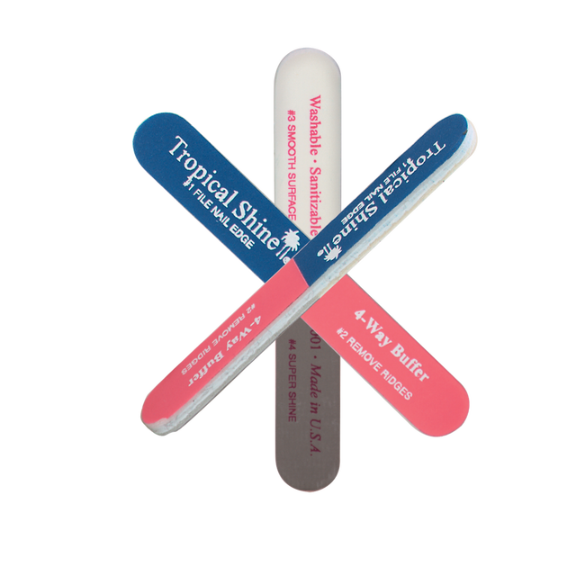 Tropical Shine 4-Way Mini Nail Buffer | Buffers
