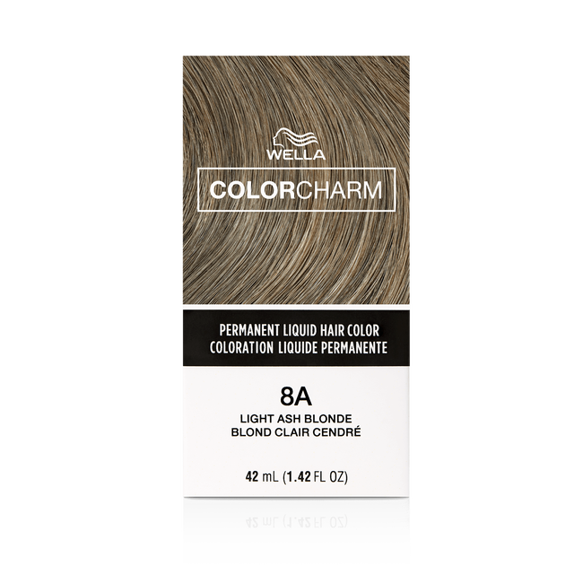 8A Light Ash Blonde colorcharm Permanent Liquid Hair Color by Wella ...