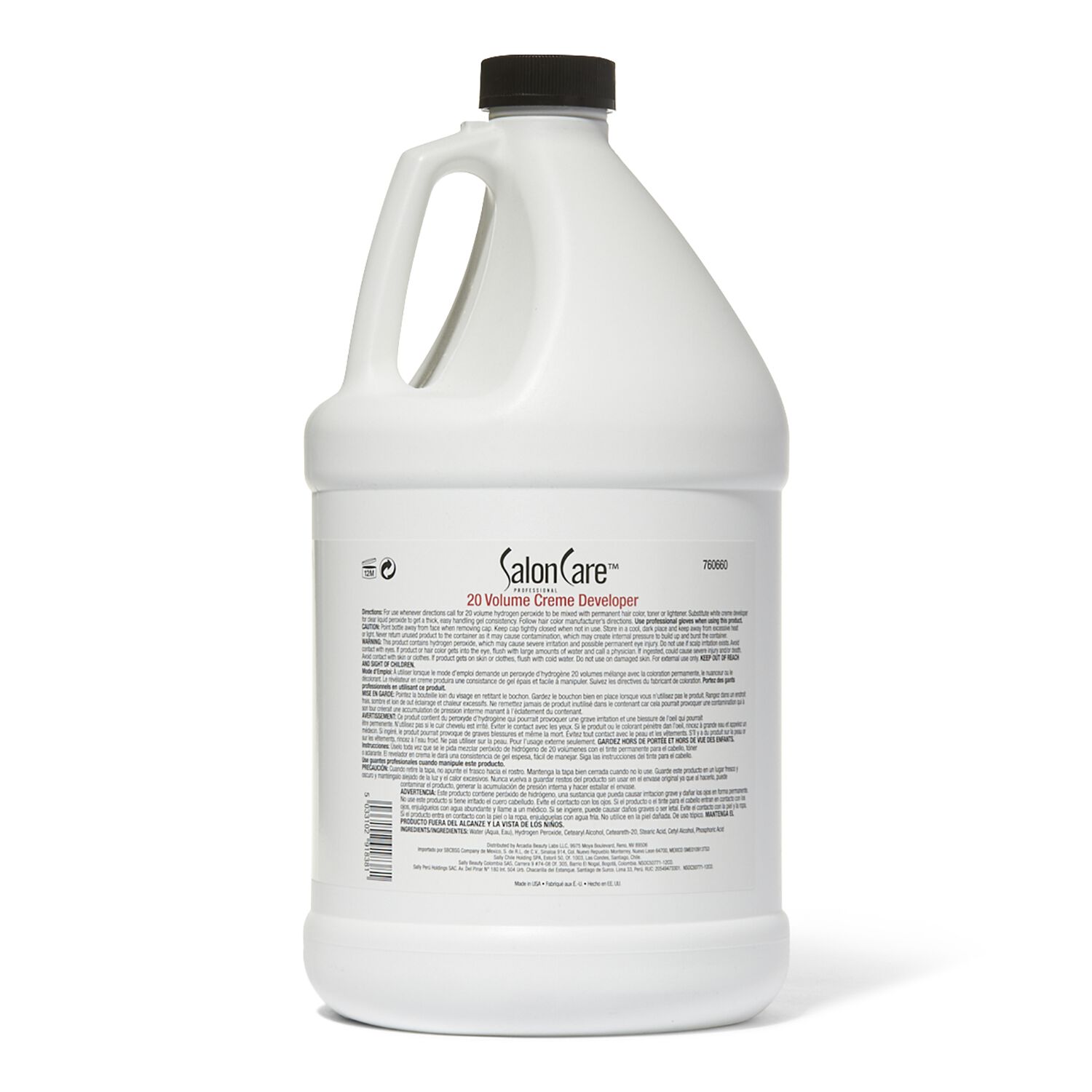 Salon Care 20 Volume Creme Developer 1 Gallon