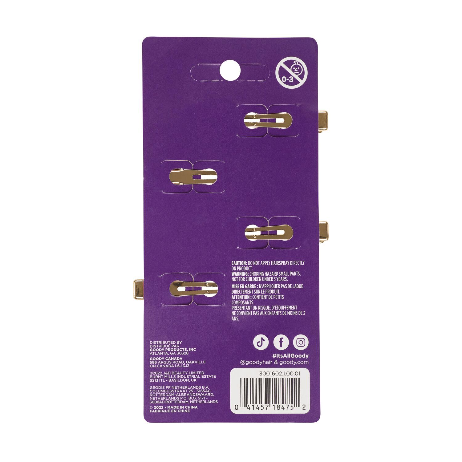 Goody Salon Clip Pearl 4 Count | Sally Beauty