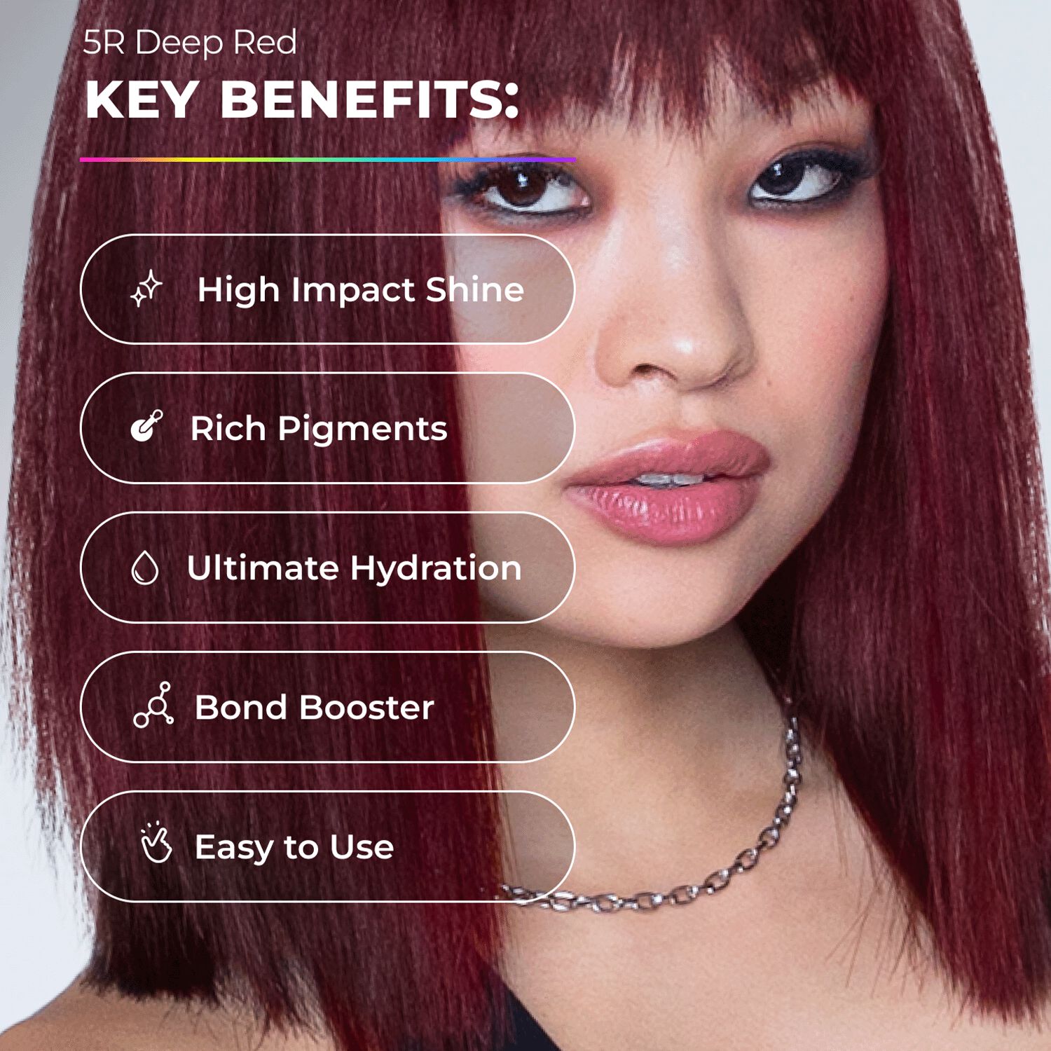 XMONDO 5R Deep Red Brown Super Gloss Intensive Glossing Treatment ...