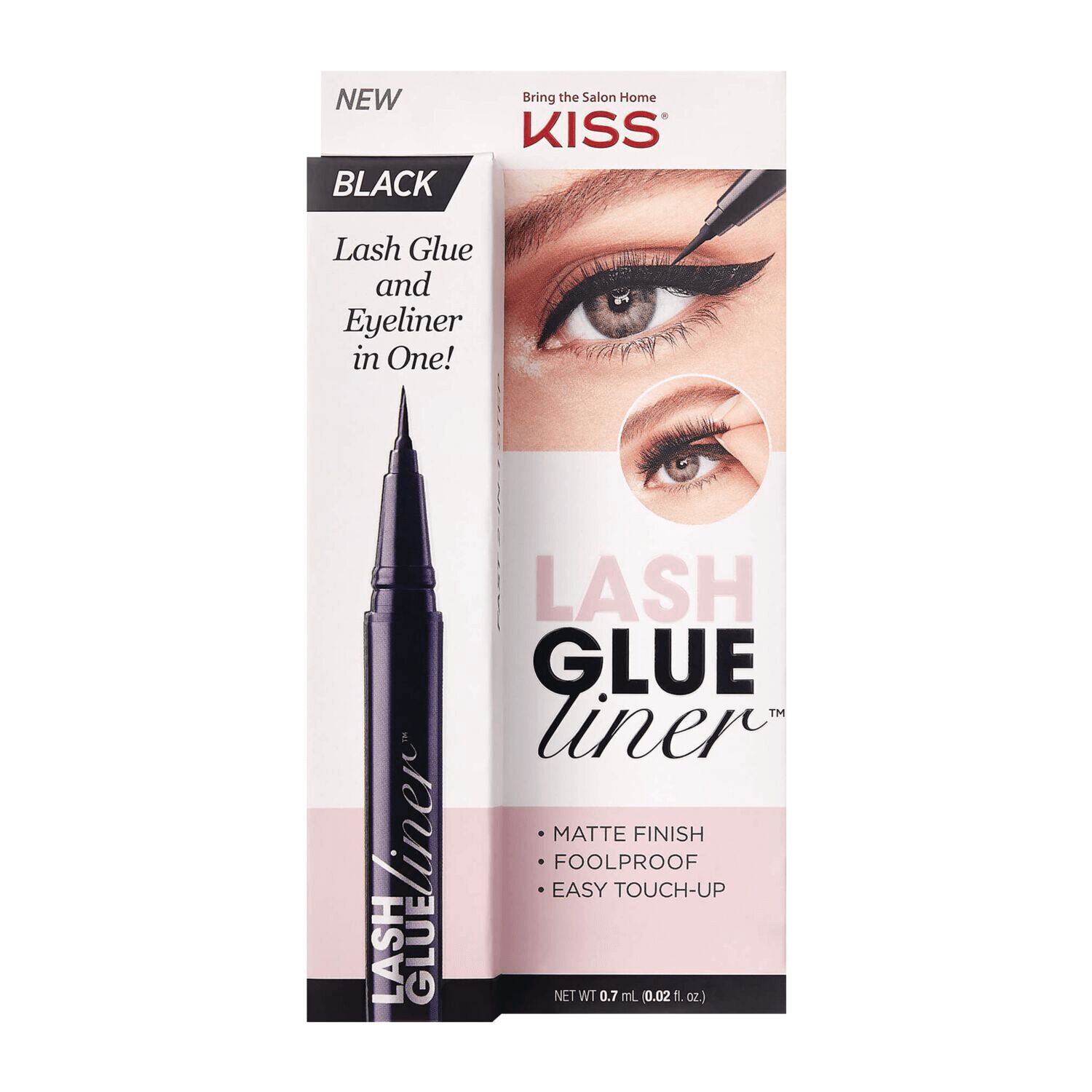 KISS GLUEliner Black False Eyelash Glue & Eyeliner | Sally Beauty