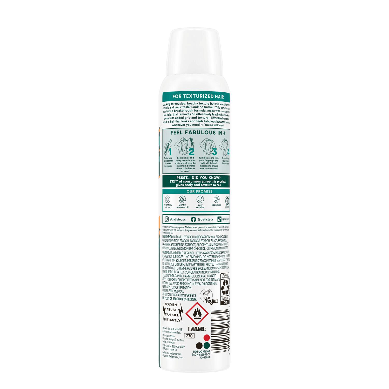Batiste Texturizing Dry Shampoo | Dry Shampoo | Sally Beauty