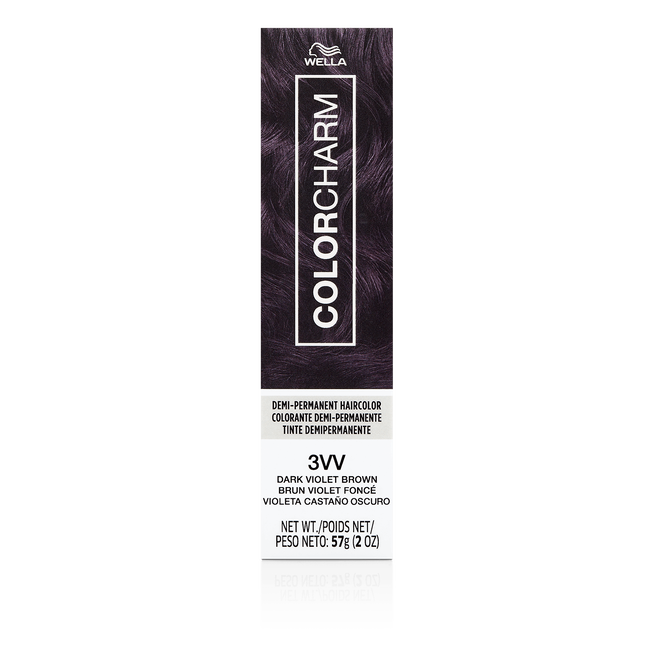 Wella 3VV Dark Violet Brown Demi Permanent Cream Hair Color | Color ...
