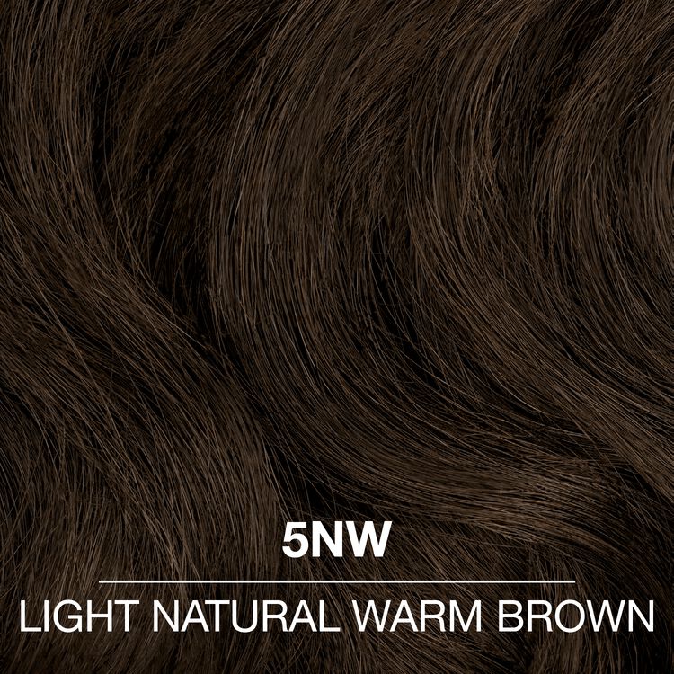 5NW Light Natural Warm Brown colorcharm Permanent Liquid Hair Color by ...