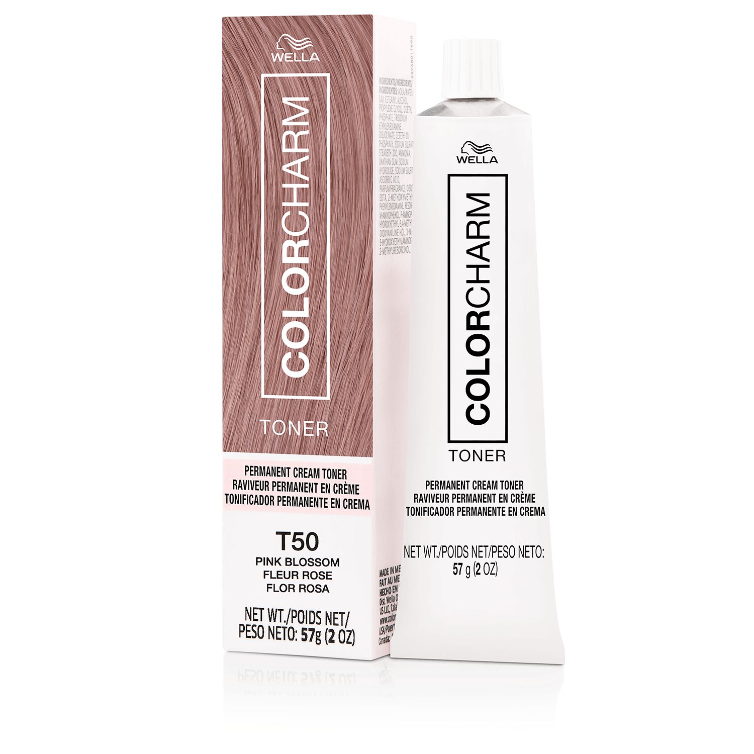 Wella colorcharm T50 Pink Blossom Permanent Cream Toner | Sally Beauty