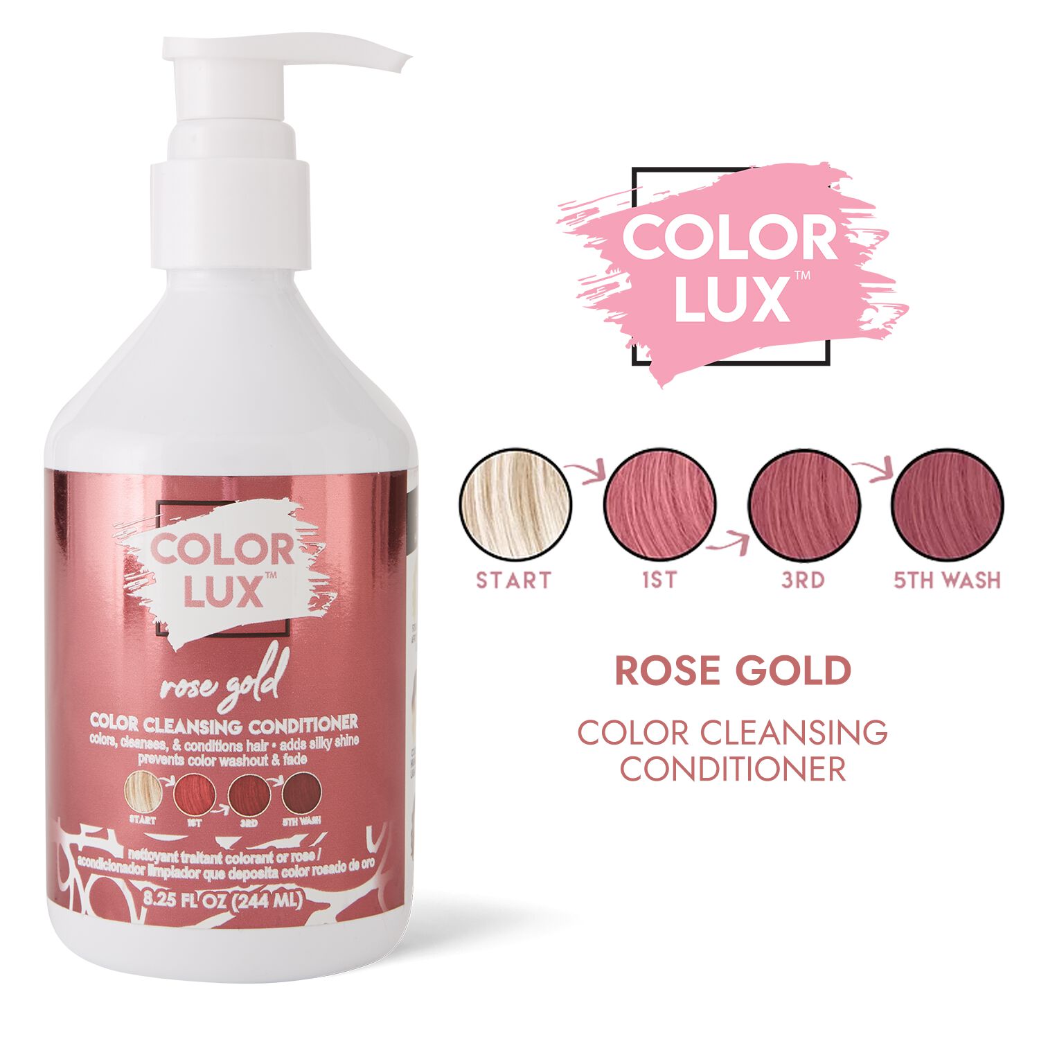 Color Lux Color Cleansing Conditioner Rose Gold | Color Protection ...