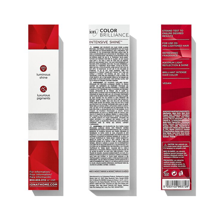 ion Color Brilliance Permanent Brights Creme Hair Color Red