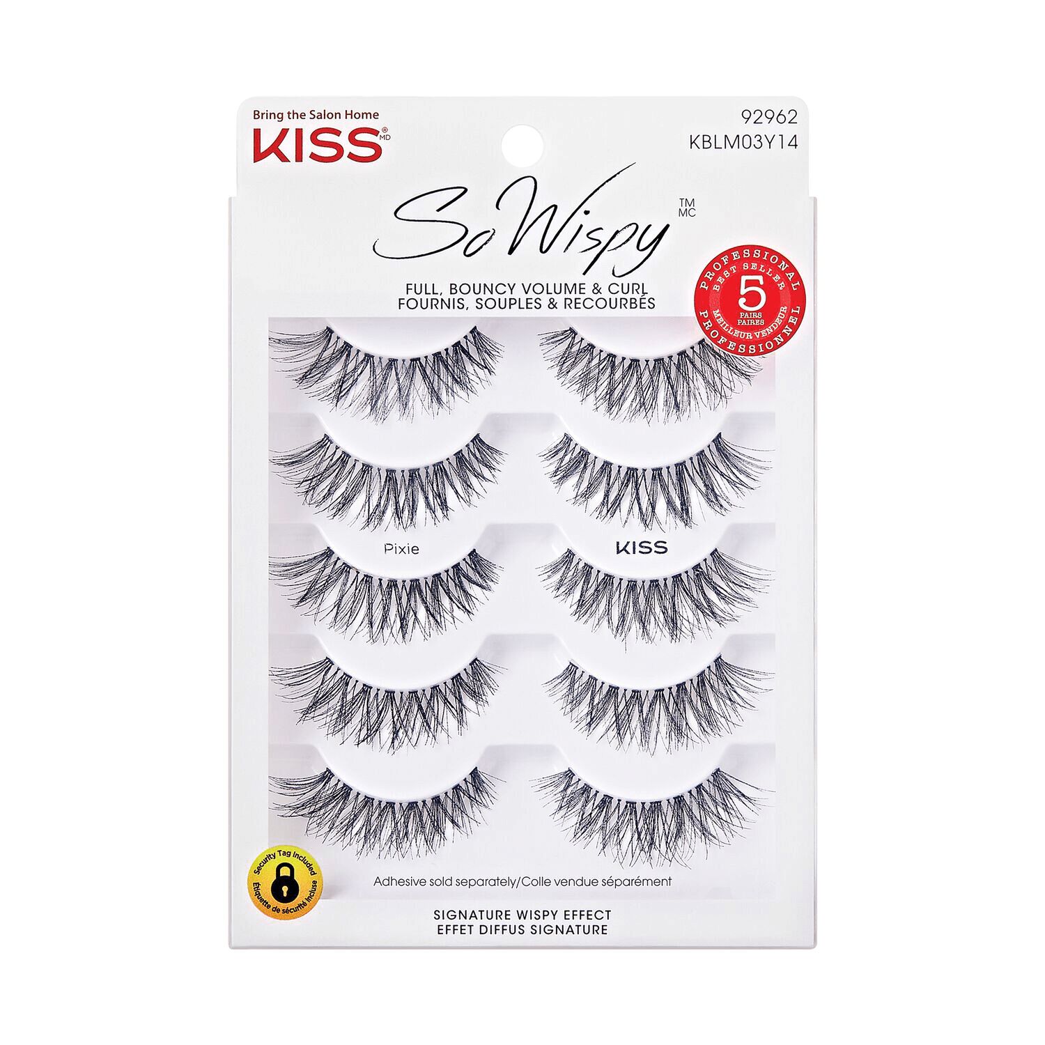 KISS So Wispy Fake Eyelashes Multi Pack - Pixie | Sally Beauty