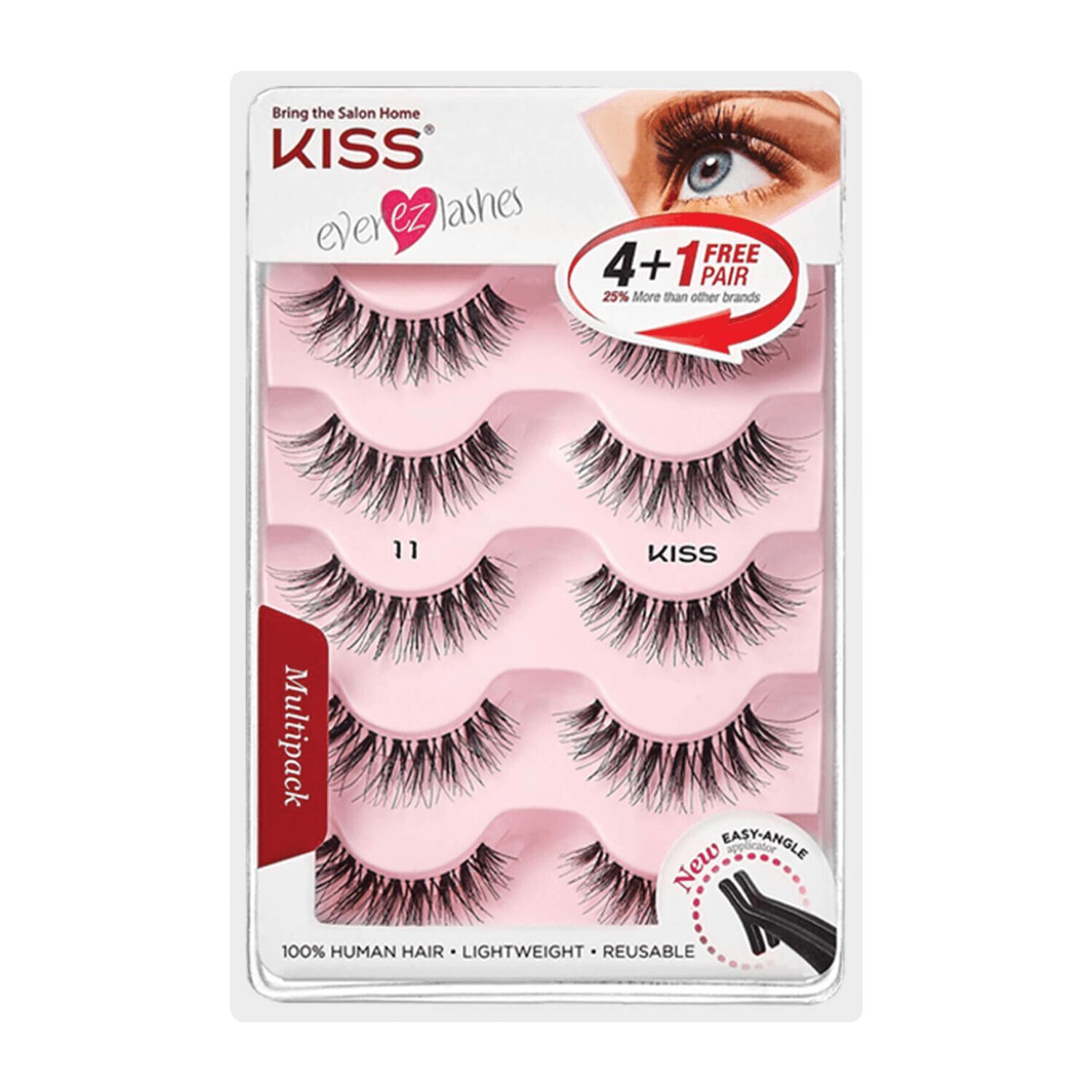KISS #11 So Wispy False Eyelashes 5-Pair Multipack | Sally Beauty