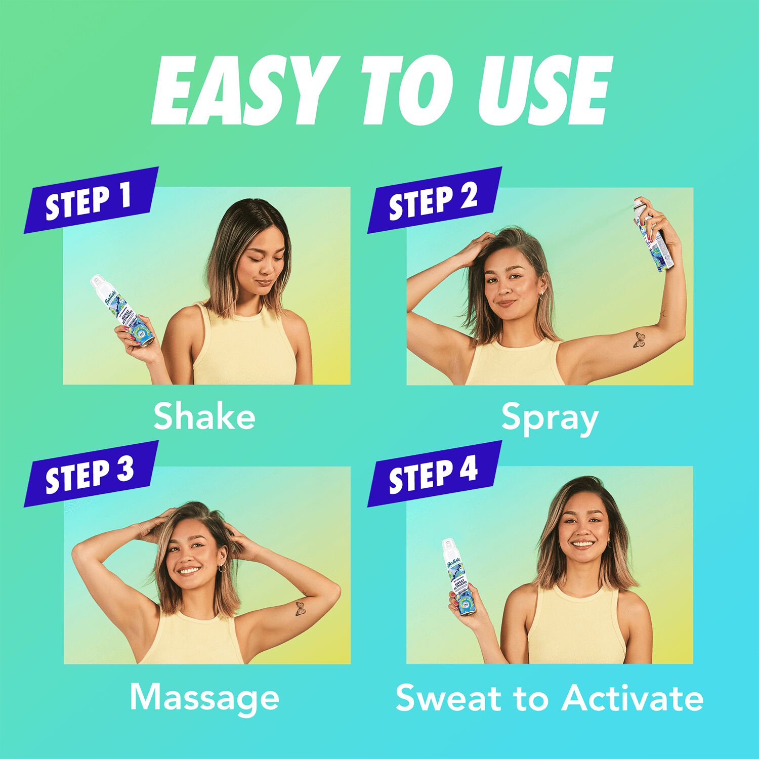 Batiste Sweat Activated Dry Shampoo | Sally Beauty