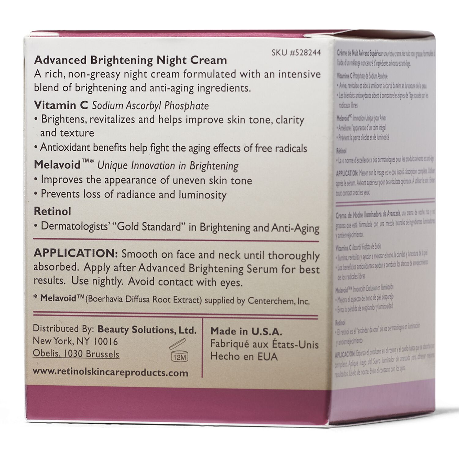 Retinol Advanced Brightening Night Cream