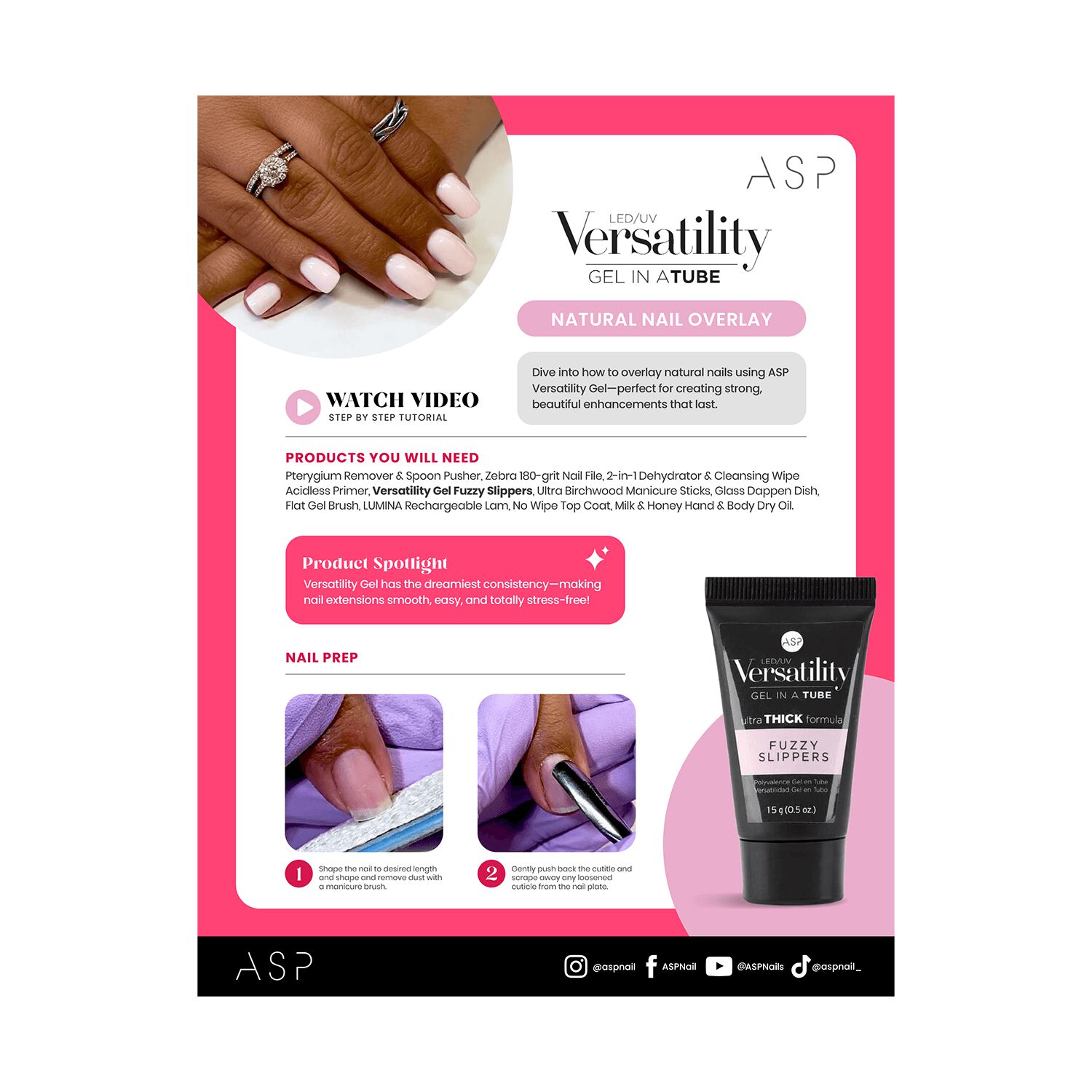 ASP Versatility Gel In A Tube | Nails | Sally Beauty