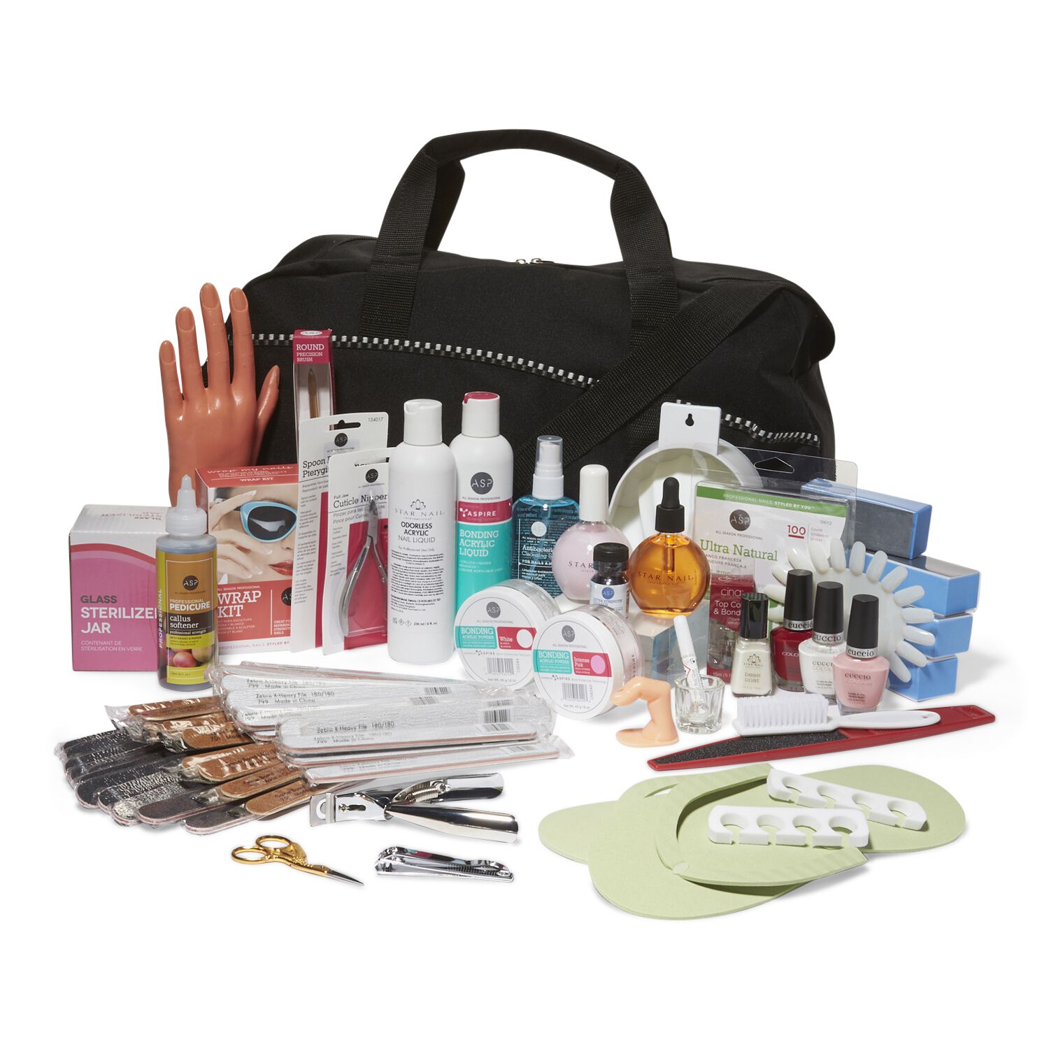 ASP Beauty School Professional Manicure & Pedicure Kit