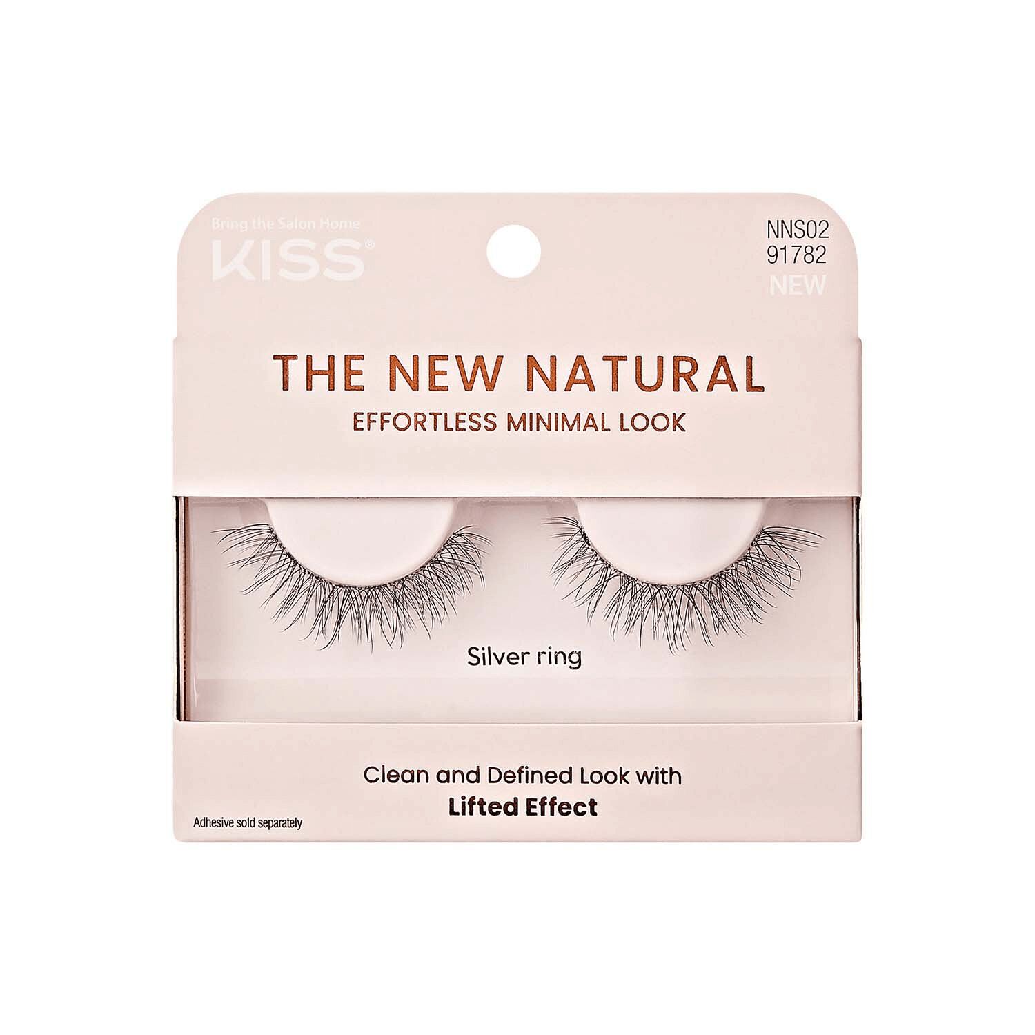 KISS The New Natural False Eyelashes - Silver Ring | False Eyelashes ...