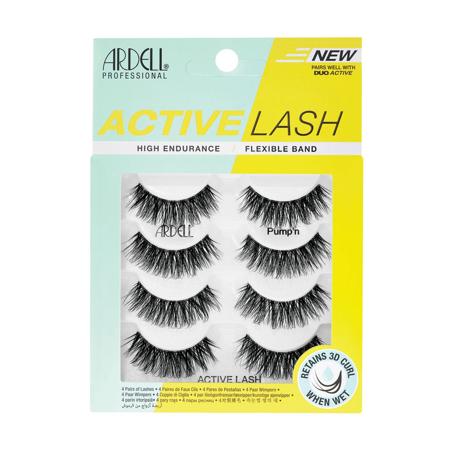 Ardell Active Lash Pump'n 4 Pack | False Eyelashes | Sally Beauty