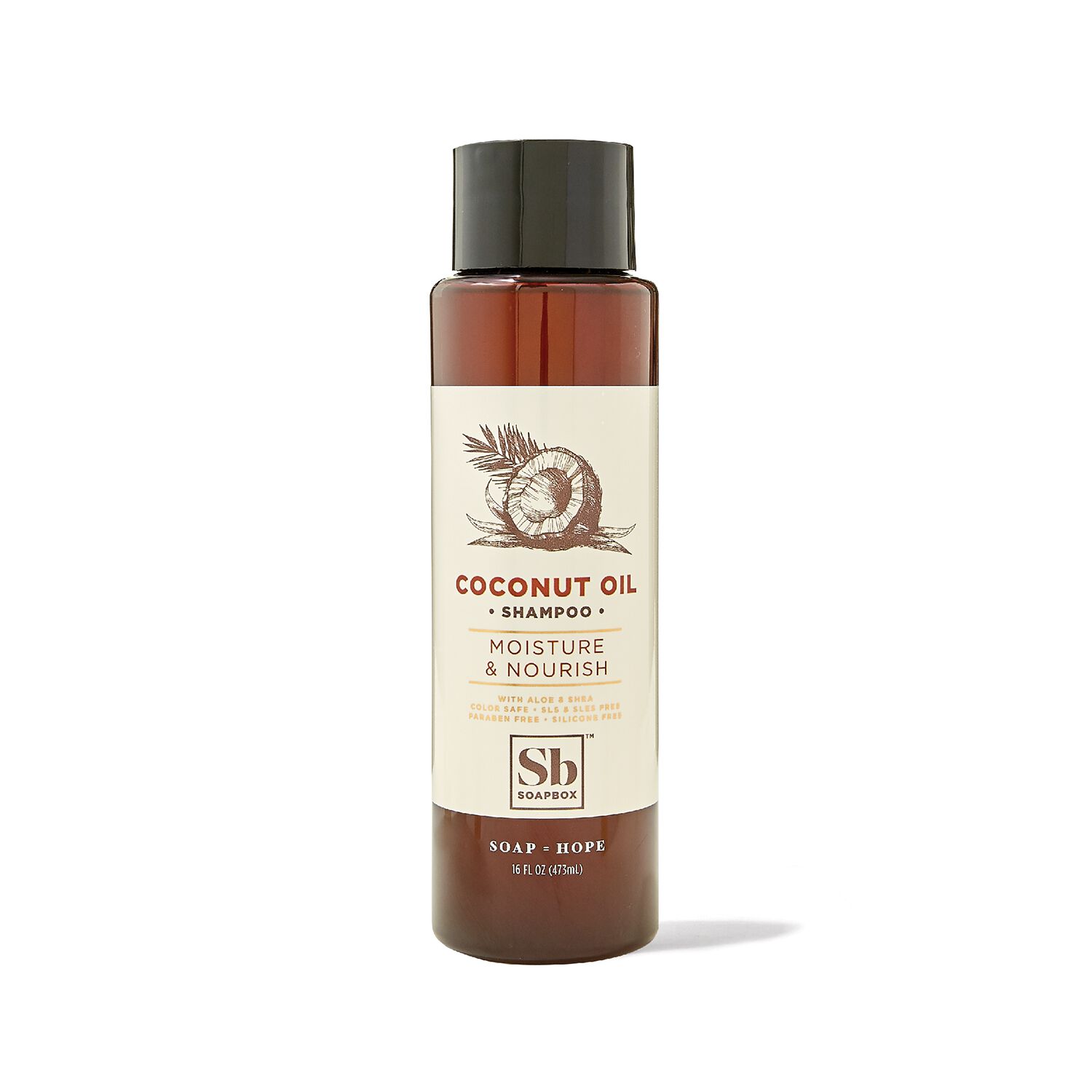 Coconut Oil Moisture & Nourish Shampoo 16oz by Soapbox | Shampoo| Sally ...