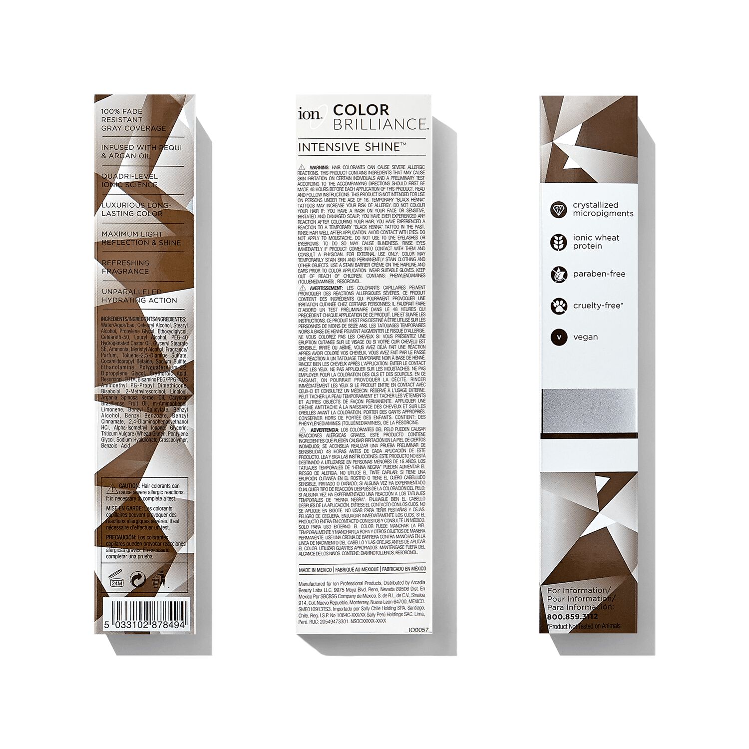 ion 6MB Dark Mushroom Blonde Permanent Creme Hair Color by Color ...