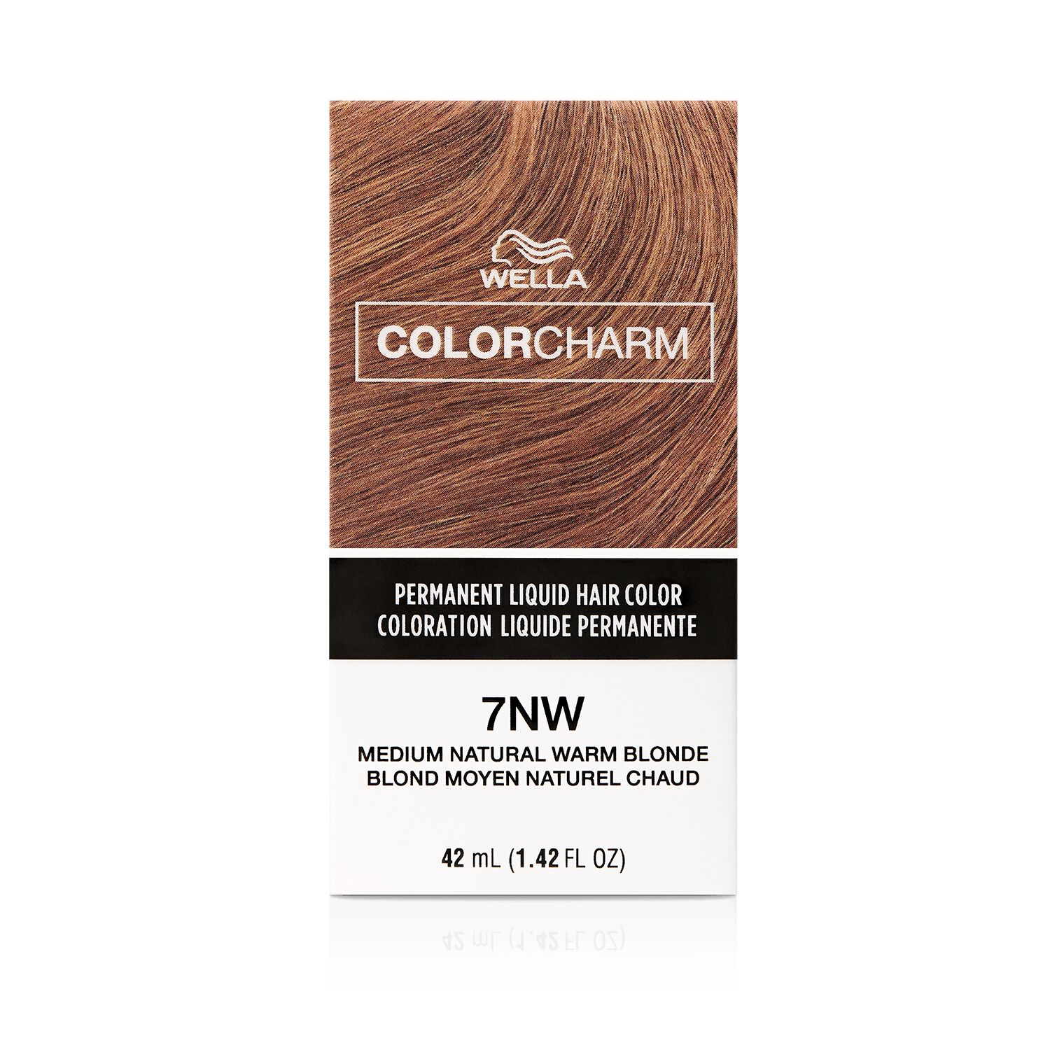 7NW Medium Natural Warm Blonde colorcharm Permanent Liquid Hair Color ...