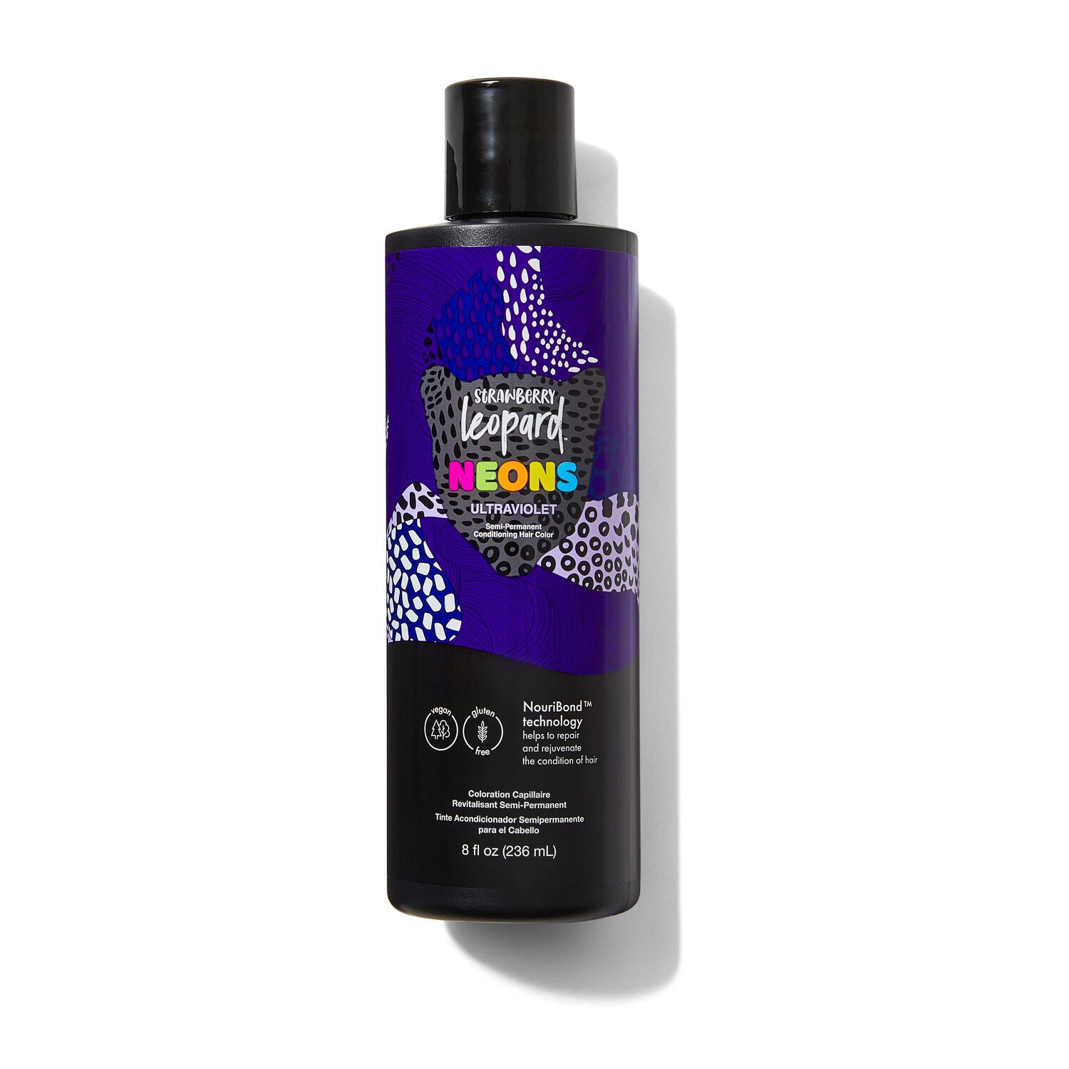 Strawberry Leopard Ultraviolet Neon Semi Permanent Conditioning Hair ...