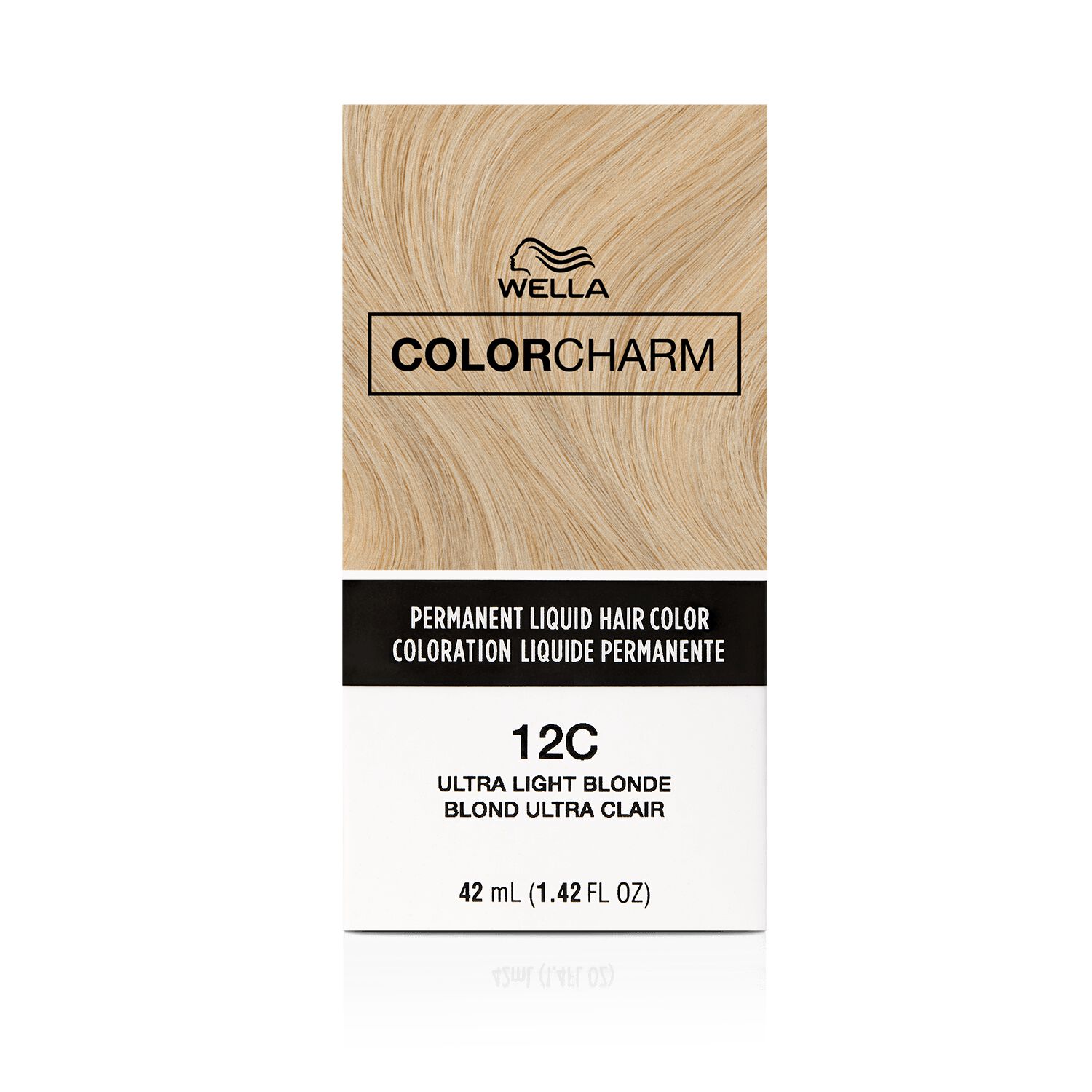 12C Ultra Light Blonde colorcharm Permanent Liquid Hair Color by Wella ...