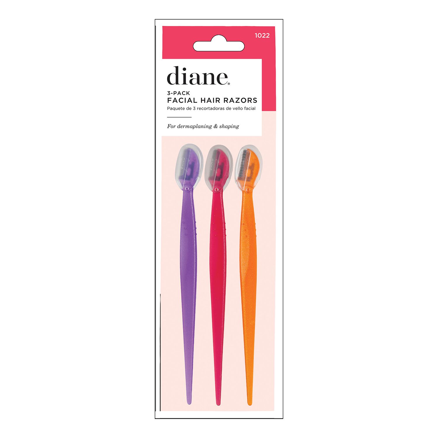 Diane Facial Hair Razors 3 Pack - facial hair removal, shaving ...