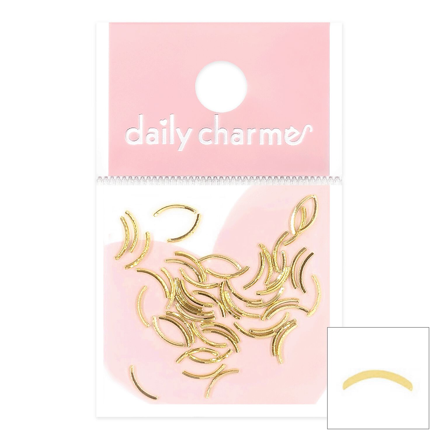 Daily Charme Nail Art Studs Arch Bar Gold | Nails | Sally Beauty