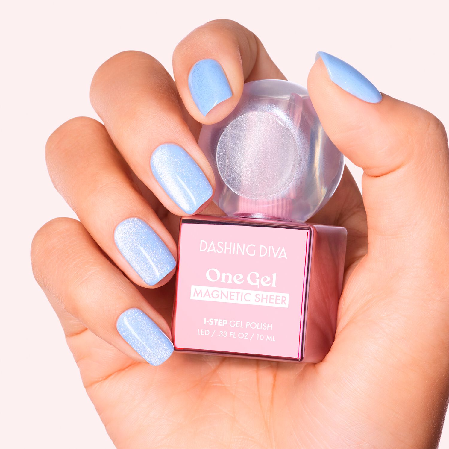 Dashing Diva One Gel Magnetic Topper - Silver | Sally Beauty